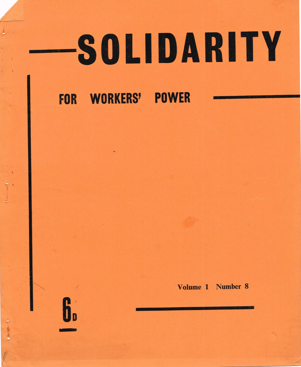 Solidarity for workers' power #1.08 | libcom.org